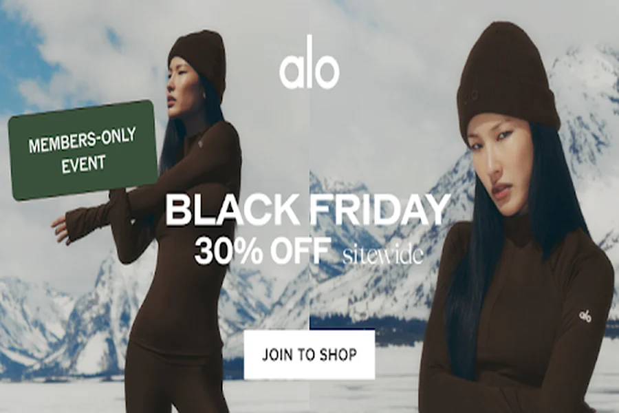 Alo Yoga’s Holiday Kickoff: Style, Wellness & 30% Off